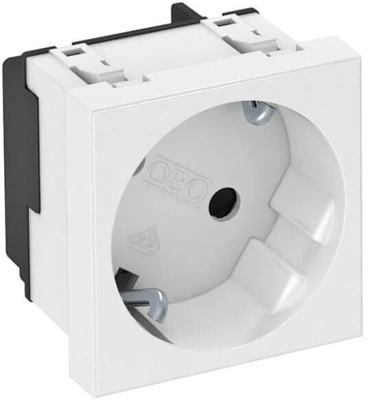 OBO Bettermann STD-D3S RW1 Steckdose 33°, 1-fach, Schutzkontakt ...