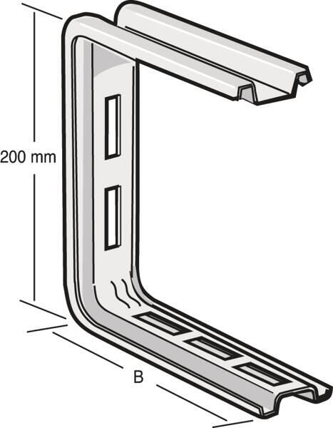 Legrand Deckenkonsole CSC 100 GS, 730N, sendzimiverzinkt (CM002760 ...