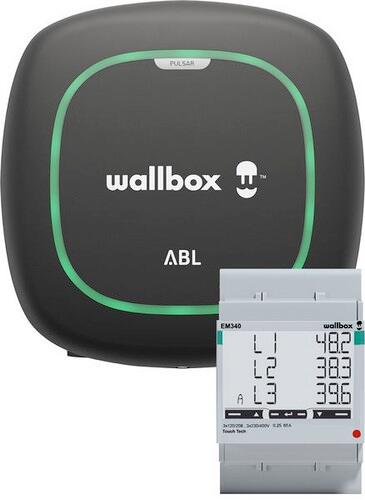 ABL PulsarSolar Wallbox Bundle 11kW Kabel+Energy Meter, schwarz ...