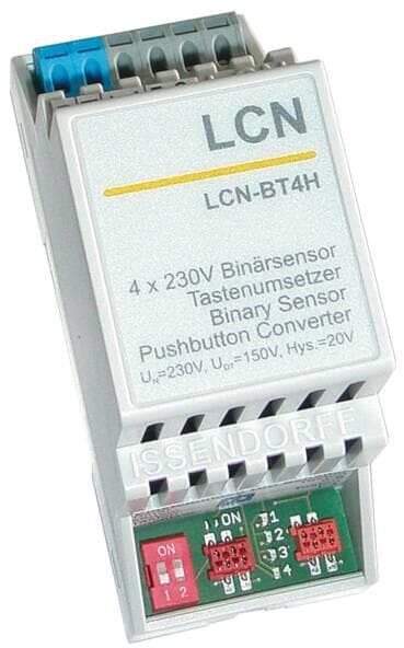 Issendorff Mikroelektronik BT4H LCN Tasten-/Binärsensor 230V für Hutschiene für I-Anschluss ...