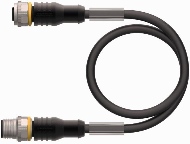 Turck RKC4.5T-5-RSC4.5T/TXL Sensoranschlussleitungen, M12-Kupplung ...