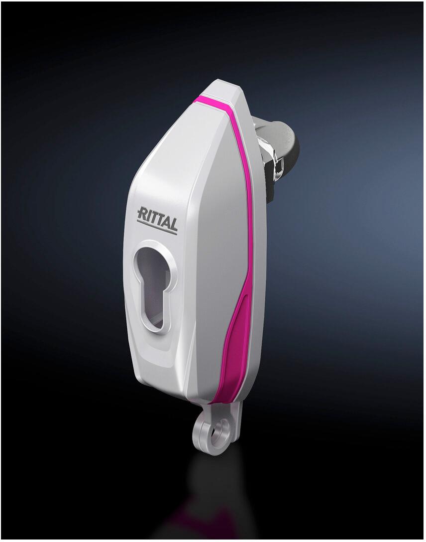 Rittal AX 2537.300 Mini-Komfortgriff, für AX und KX mit Vorreiber, für ...