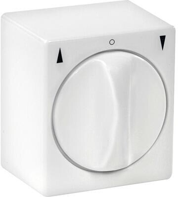 Chamberlain RZ94-05 Knebelschalter, Aufputz, weiß Elektroshop Wagner