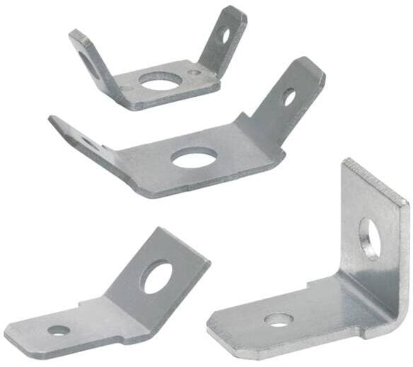 Klauke 2045 Nicht-isolierter Flachstecker, abgewinkelte Ausführung, 100 ...