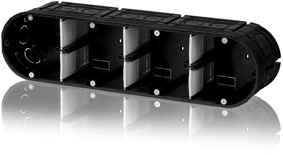 f-tronic UP Gerätedose massiv UP40, 4-fach, t=63mm, 5 Stück (7310104 ...