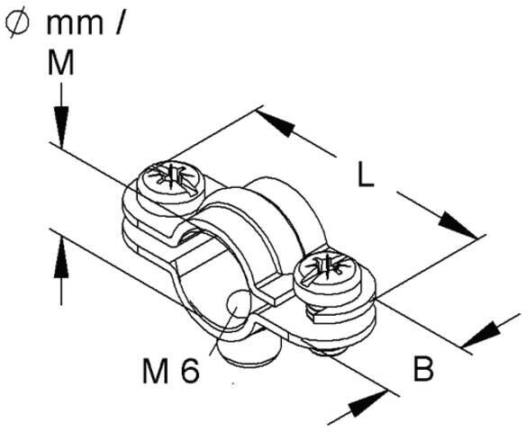 Niedax Sas 12v Schraubabstandschelle Für Kabel D11 13mm