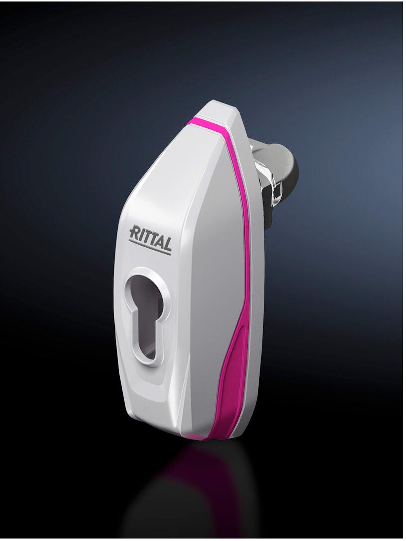 Rittal AX 2537.100 Mini-Komfortgriff, für AX und KX mit Vorreiber, für ...