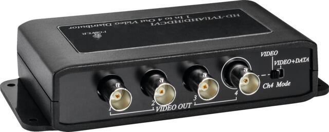 ABUS TVAC25240 4x Analog HD Signalverteiler, BNC, schwarz Elektroshop ...