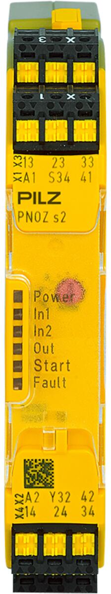 Pilz PNOZ s2 C 24VDC 3 n/o 1 n/c Sicherheitsschaltgerät (751102 ...