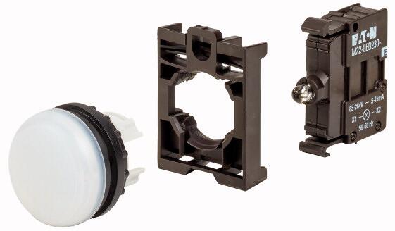Eaton M22-L-W-LED230-BVP Leuchtmelder Komplettgerät, weiß (132601) Elektroshop Wagner