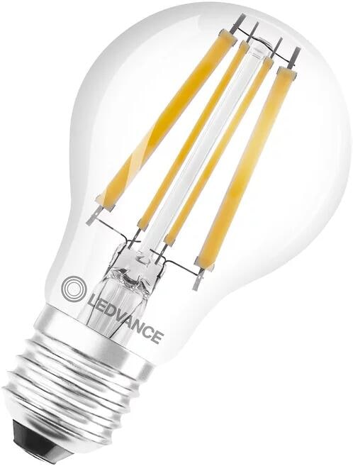 LEDVANCE LED Classic A 100 Filament DIM P 11W 827 Clear E27 Dimmbare LED-Lampe, 1521lm, 2700K ...