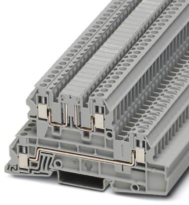 Phoenix Contact UTI 2,5-L/LB Dreistock-Installationsklemmen grau ...