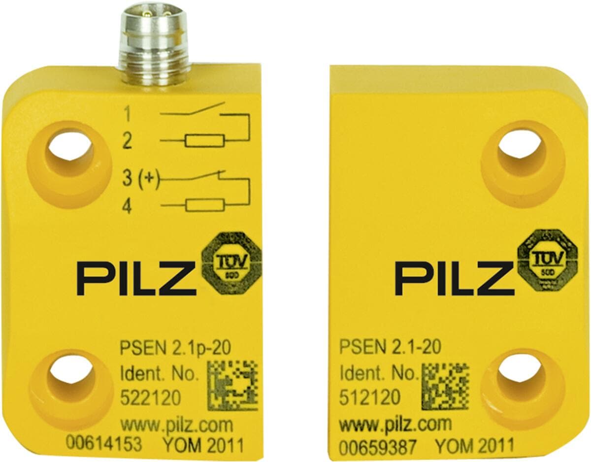 Pilz PSEN 2.1p-20/PSEN 2.1-20 Magnetischer Sicherheitsschalter, 8mm ...
