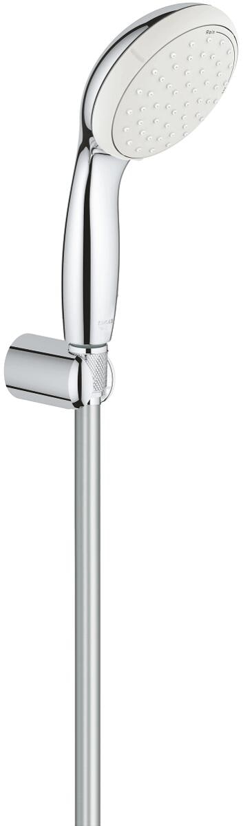 GROHE Tempesta 100 Wandhalterset 2 Strahlarten, EcoJoy, chrom (26406001 ...
