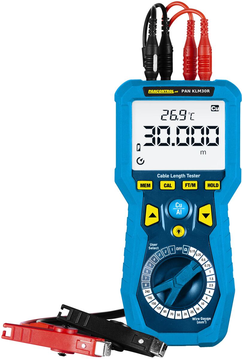 Pancontrol PAN KLM30R Kabellängenmessgerät & Milli-Ohmmeter, 0,15 ...