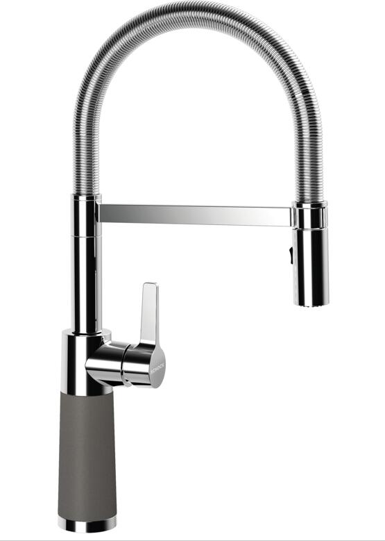 Schock SC-550 Einhebelmischer, flexibler Auslauf, Schwenkbereich 150 ...
