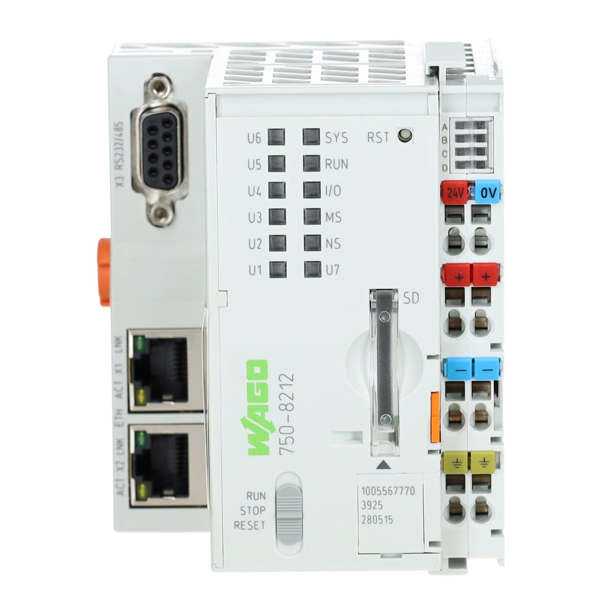 Wago Controller PFC200, 2. Generation, 2 x ETHERNET, RS-232/-485 (750-8212) Elektroshop Wagner