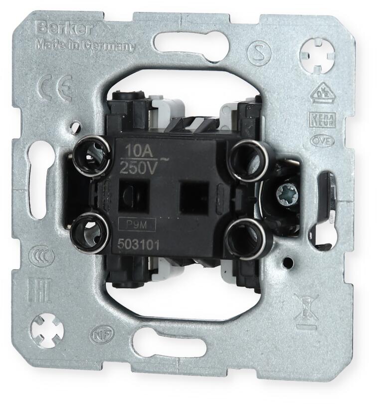 Berker 503101 Taster Schließer mit zwei Meldekontakt Elektroshop Wagner