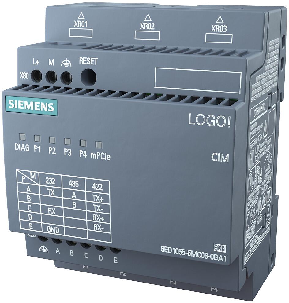 Siemens 6ED1055-5MC08-0BA1 LOGO! CIM Communication Interface Module für ...