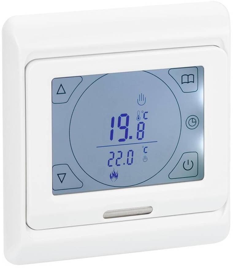 InfraNOMIC Z-ST-TT-UP Raumthermostat Unterputz mit Touchscreen, weiß ...