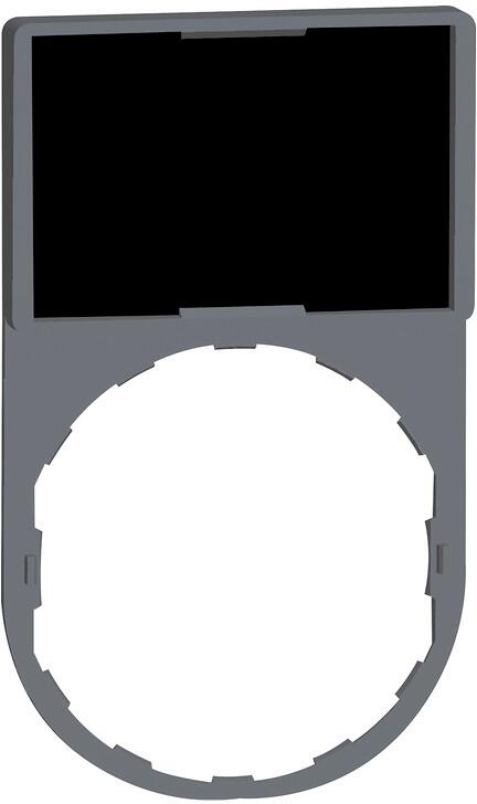 Schneider Electric ZBY6101 Schildträger mit Leerschild, 30x50mm, Ø 22 ...