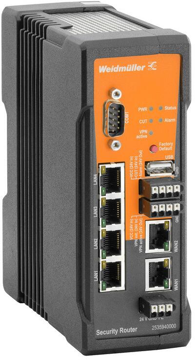 Weidmüller IE-SR-6GT-LAN Security/NAT/VPN/U-link Router, Gigabit ...