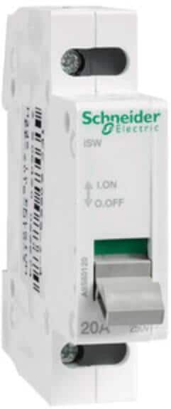 Schneider Electric Acti9 iSW Lasttrennschalter, 2P, 20A, 415V (A9S60220 ...