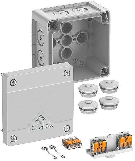 Spelsberg Abox Pro SLK-2,5² Abzweigkasten IP66/IP67/IP69, 92x92x60mm ...