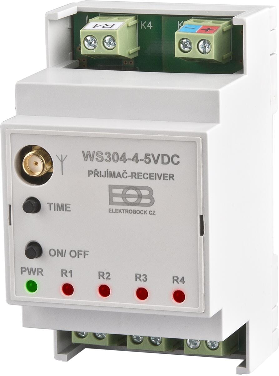 Elektrobock WS304-4 5VDC Empfänger an eine DIN-Leiste, 4- kanaliger ...