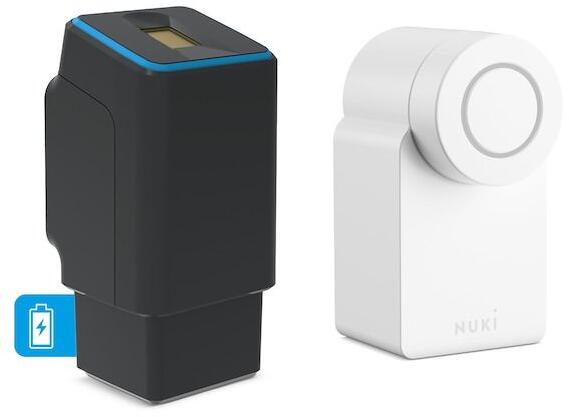eKey uno Set Fingerprint mit Akku und Funk in schwarz inkl. Nuki Smart ...