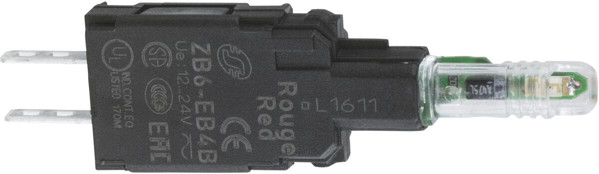 Schneider Electric ZB6 Lampenfassung, weiß Integral LED, 12-24 V ...