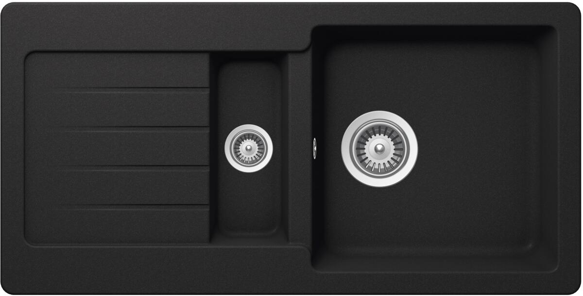 Schock Typos D-150S-U Granitspüle mit Ablauffernbedienung, Cristalite ...