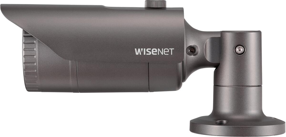 Hanwha Vision 4MP-IR-Bullet-Kamera, Max. 4 MP Auflösung dunkelgrau (QNO ...