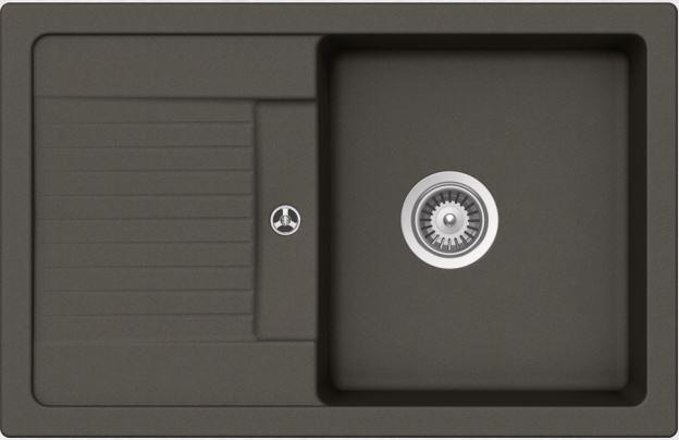 Schock Lima D-100S Granitspüle, Cristalite, mit Ablauffernbedienung ...