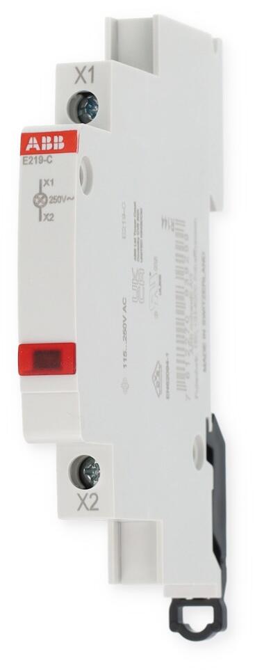 ABB E219-C Leuchtmelder, m.LED, 115-250V AC, rot (2CCA703401R0001) Elektroshop Wagner