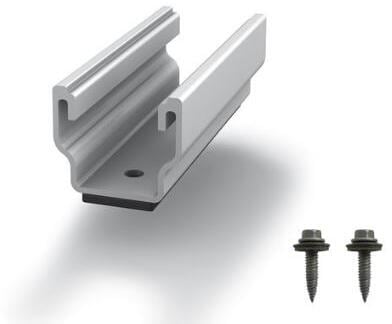 K2 Systems MultiRail 25 Set, Montageschiene mit EPDM Band und Schrauben ...