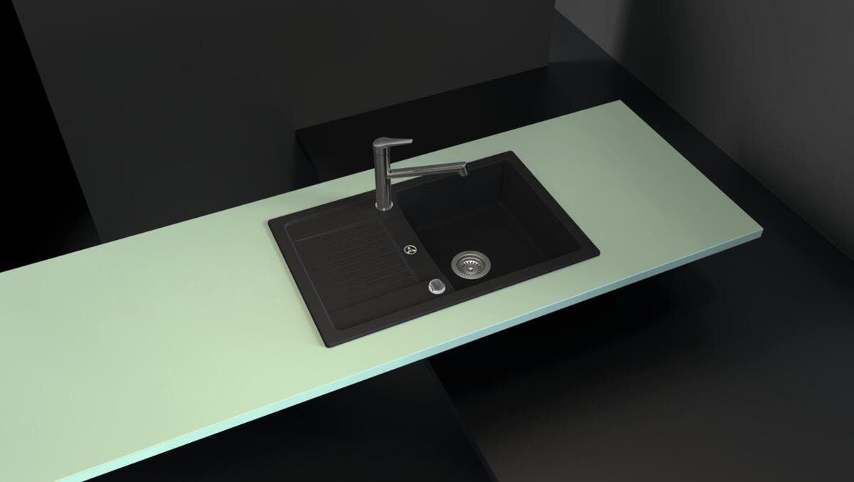 Schock Lima D-100S Unterbau Granitspüle, Cristalite, mit ...