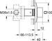 GROHE Allure Brilliant 5-Wege-Umstellung, Fertigmontageset für 29033 ...