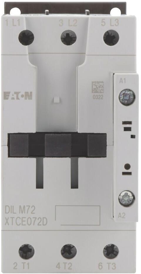 Eaton DIL M72 Leistungsschütz, 37kW/400V AC, Schraubanschluss (107670 ...