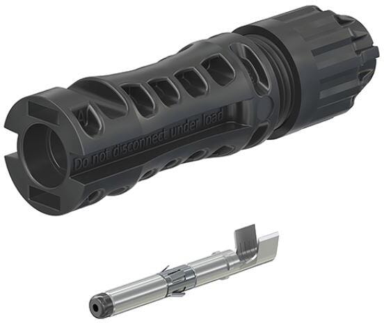Stäubli MC4-EVO2A MALE PV-KST4-EVO 2A/6I Kupplungsstecker (-) für Kabel Ø 4-6mm² (32.0317P0001 ...