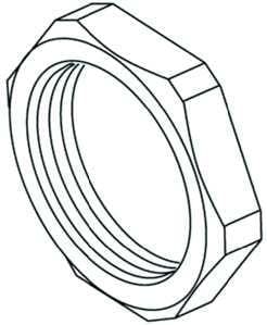 Kleinhuis 1420M16 Sechskantmutter metrisch, flach, M16 Elektroshop Wagner