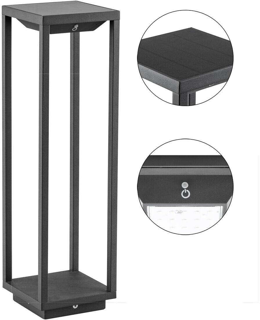 EVN SOLAR LED Wegeleuchte 500mm, IP54, Solar, 2,2W, 3000K, 120lm ...