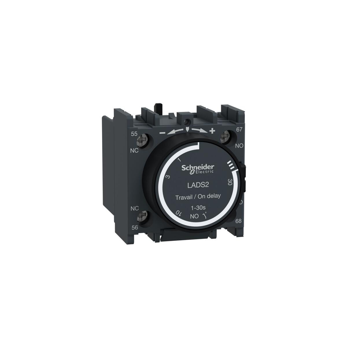 Schneider Electric TeSys Zeitblock, anzugsverzögert, 1S+1Ö, 1,00-30,00s ...