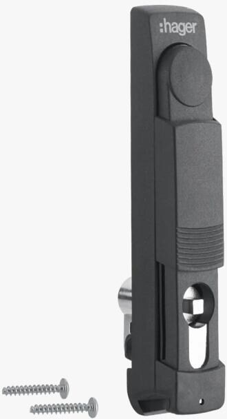 Hager MES-SH4K8K Schwenkhebelgriff 160x35 mit Dorn 4-kant 8mm ...