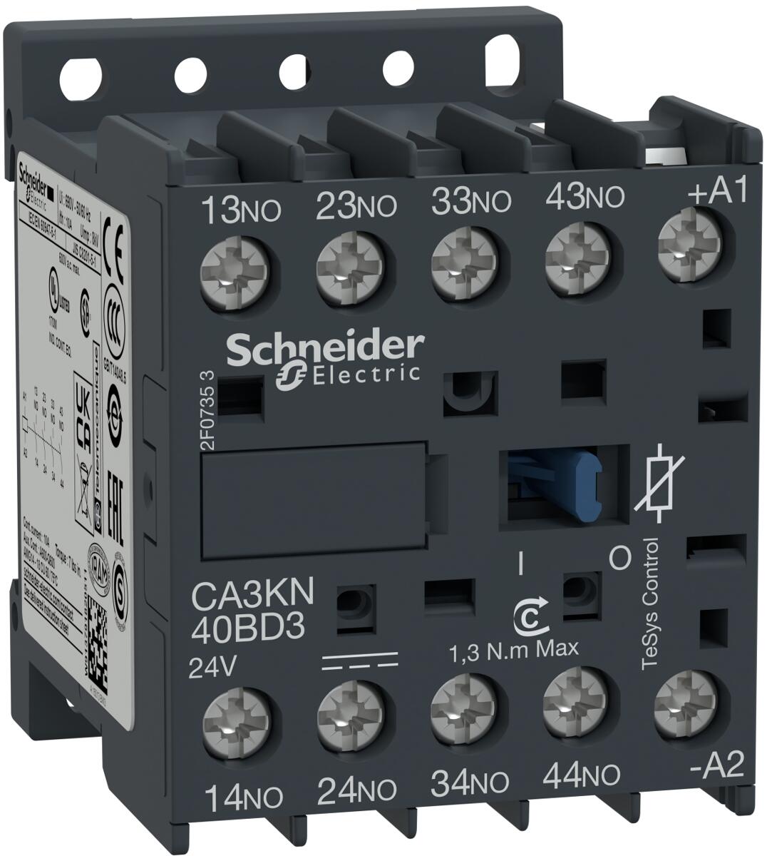 Schneider Electric Hilfsschütz 4S 24 V DC mit Diode (CA3KN40BD3 ...