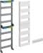 Hager ZU261S Verteilerfeld, univers Z, H:900mm, 6-reihig, 1-feldig, PE ...