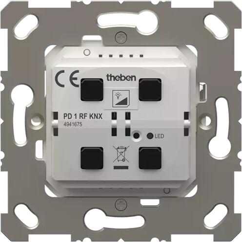 Theben PD 1 RF KNX Taster-Dimmaktor-Modul 1-fach, Unterputz, KNX TP, Data Secure 4941675 ...