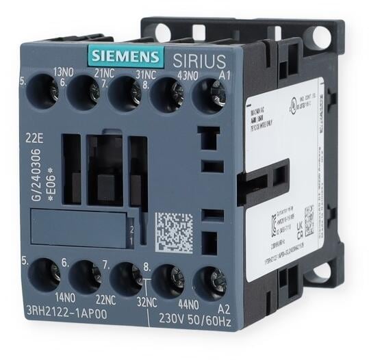 Siemens 3RH21221AP00 Hilfsschütz, 230V, 50/60Hz, 2S+2Ö Elektroshop Wagner