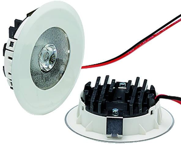 houben LED Spot Start Line, 142lm bei 700mA, warmweiß, 3000K, 40°, Ø 56mm, weiß (551758 ...