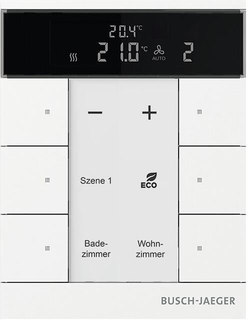 Busch-Jaeger SBR-F-6.0.11-884 Raumtemperaturregler mit Bedienfunktion 6 ...